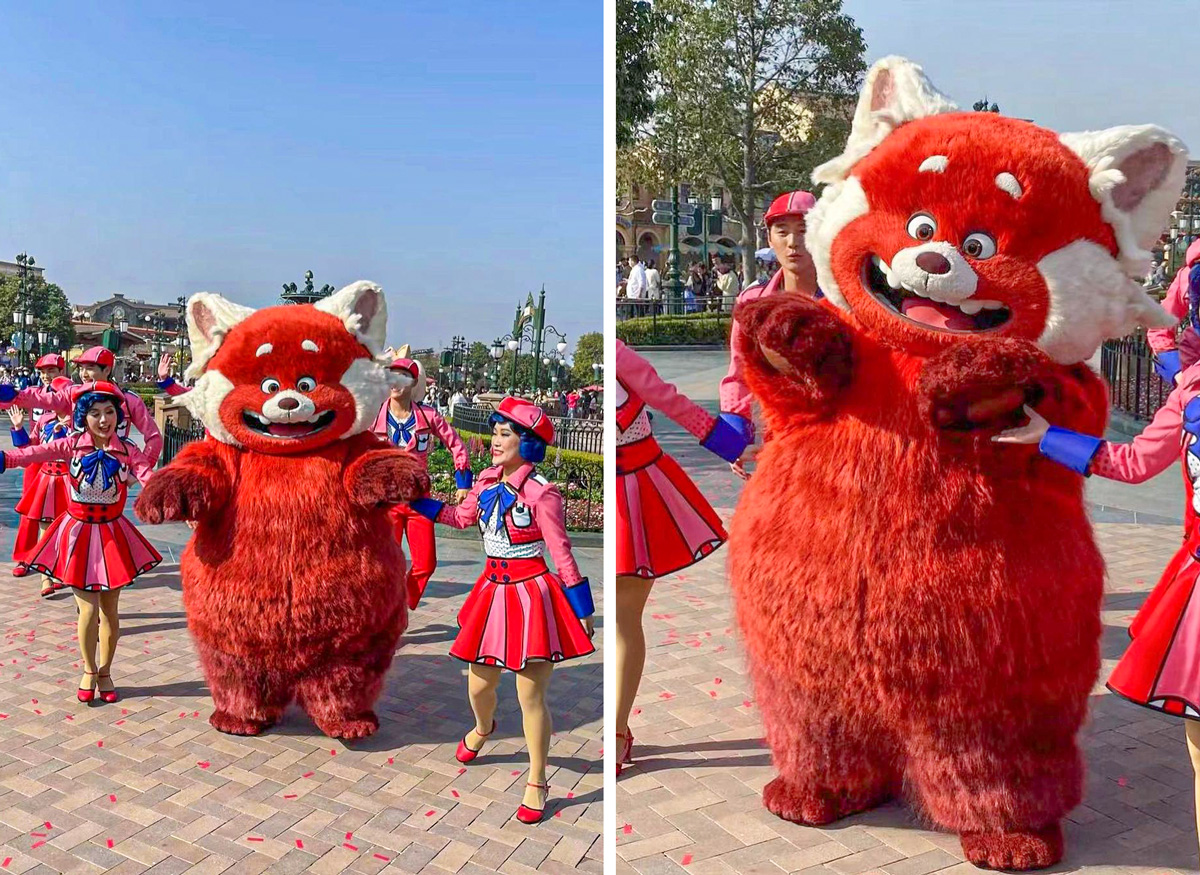 Mei Lee the Red Panda debuts at Shanghai Disneyland