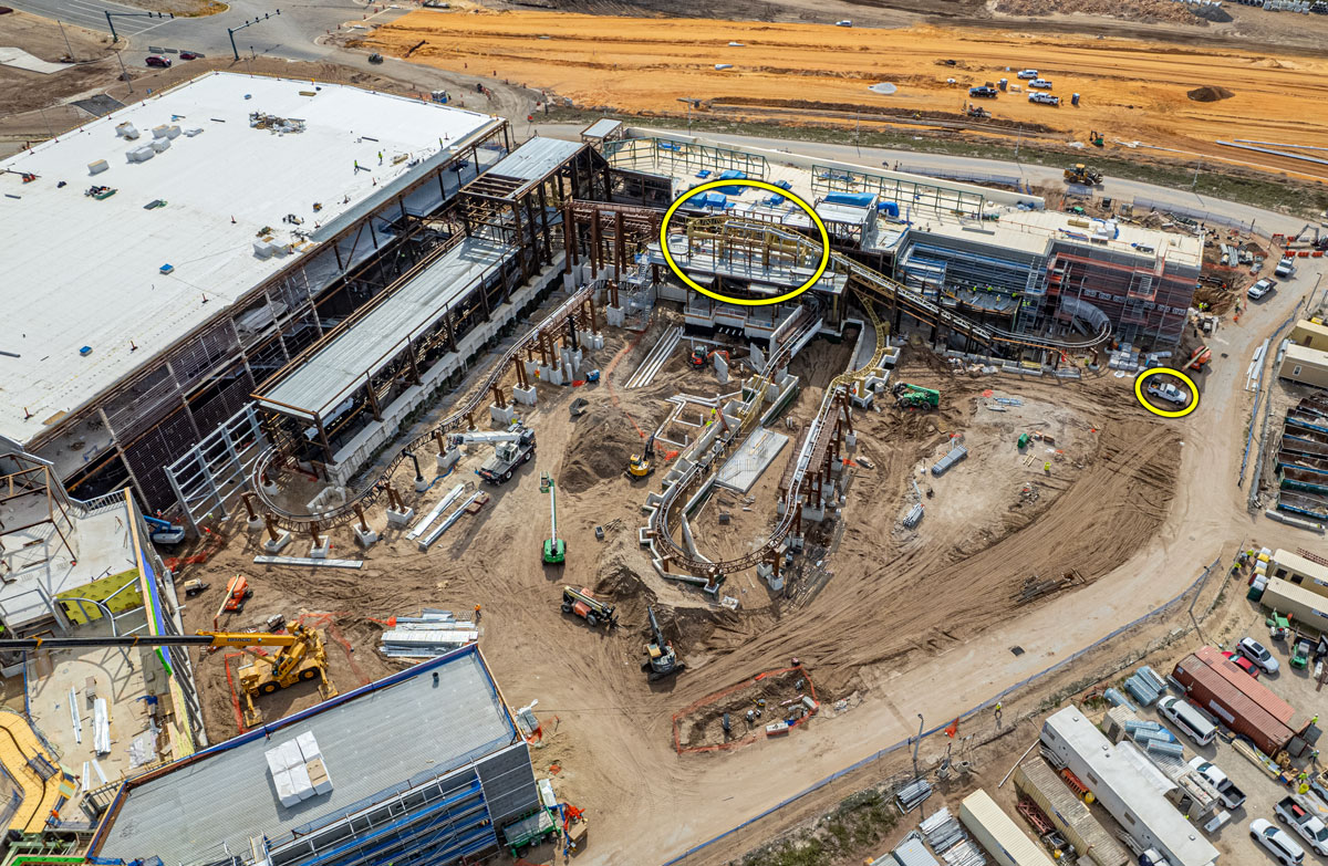 Huge progress on five roller coasters at Universal's Epic Universe