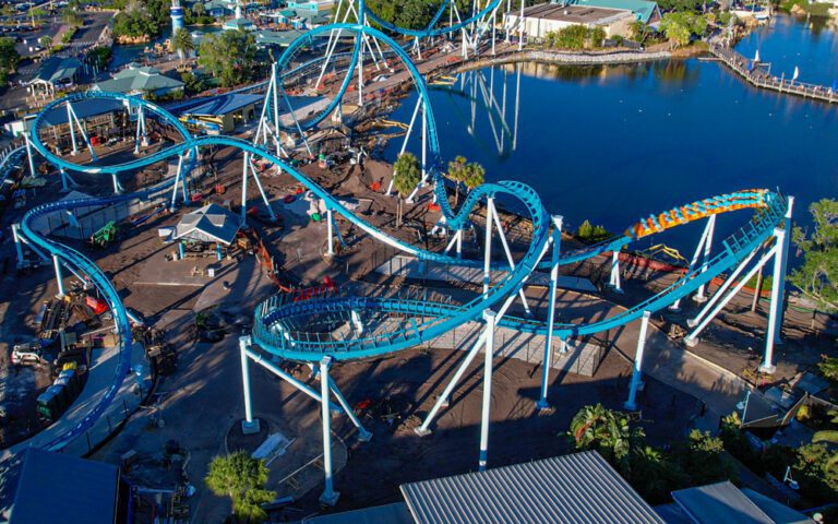 Pipeline: The Surf Coaster testing spotted at SeaWorld Orlando