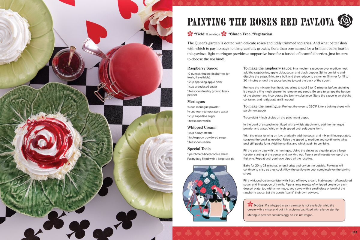 Go down the rabbit hole with the Alice in Wonderland cookbook