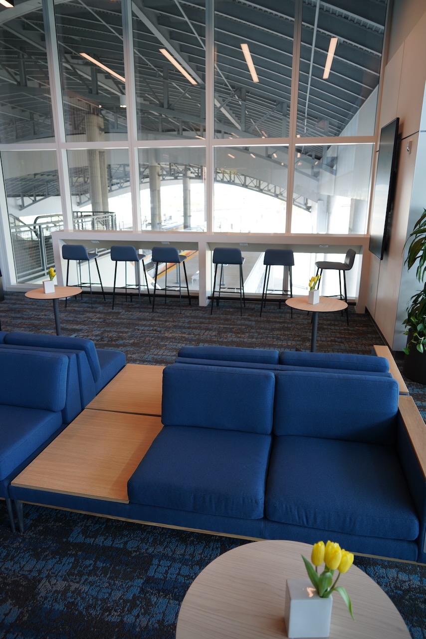 Inside the Brightline Train Station in Orlando