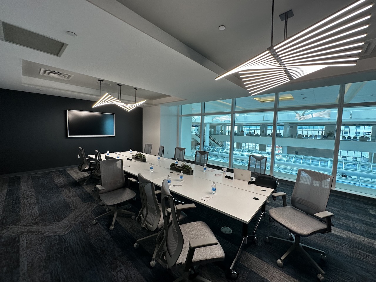 Inside the Brightline Train Station in Orlando