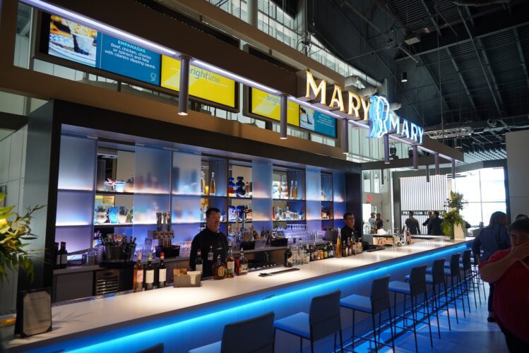 Inside the Brightline Train Station in Orlando