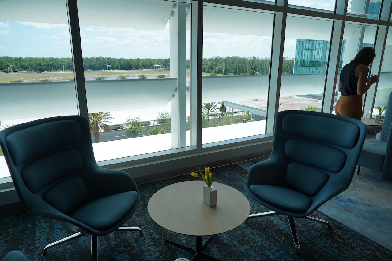 Inside the Brightline Train Station in Orlando