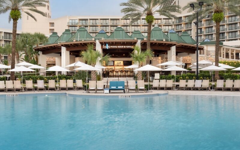 Swim with mermaids at Orlando World Center Marriott