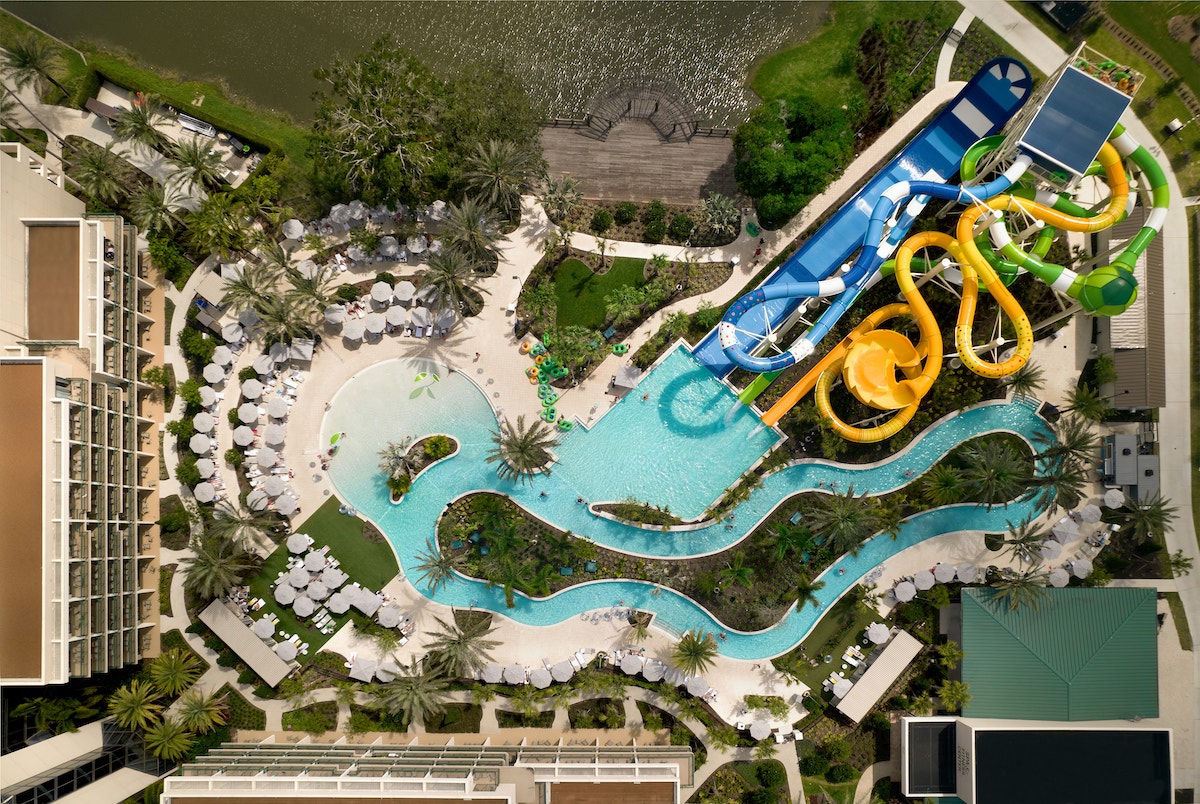 Swim with mermaids at Orlando World Center Marriott