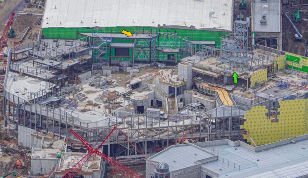 Yoshi and Mario ride progress at Florida's Super Nintendo World