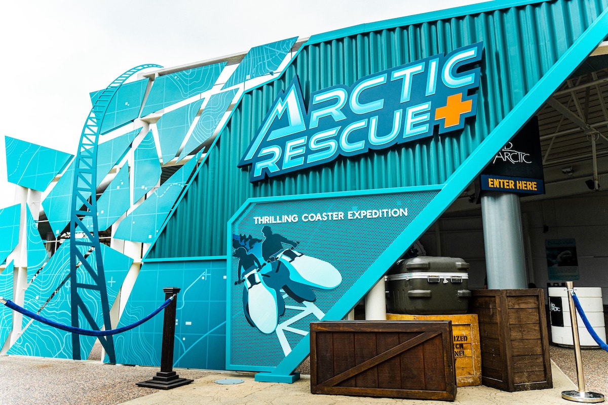 Arctic Rescue straddle coaster now open at SeaWorld San Diego