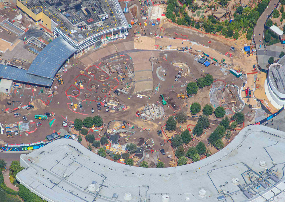 Disney Construction Update: Small forest added to Epcot