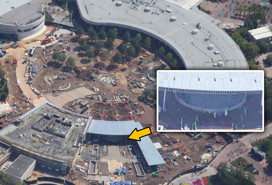 Disney Construction Update: Small forest added to Epcot