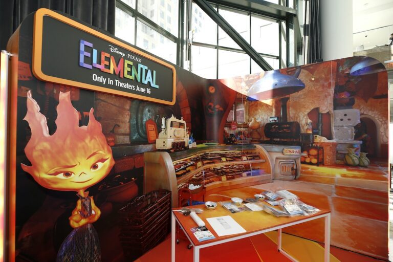 Take a look inside the Pixar ‘Elemental Experience’ mall tour