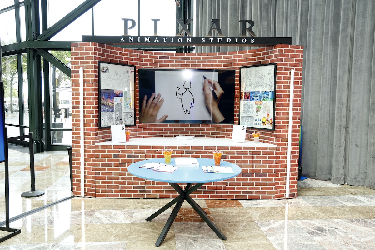 Take a look inside the Pixar ‘Elemental Experience’ mall tour