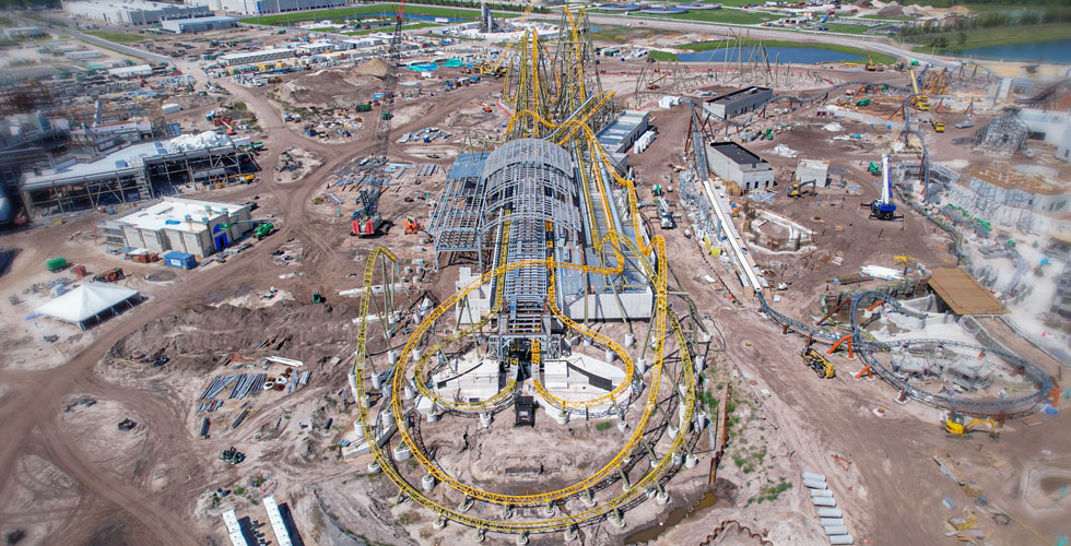 Starfall Racers ride construction rumor at Universal Epic Universe