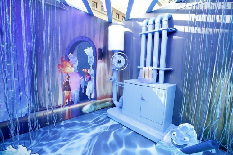 Take a look inside the Pixar ‘Elemental Experience’ mall tour