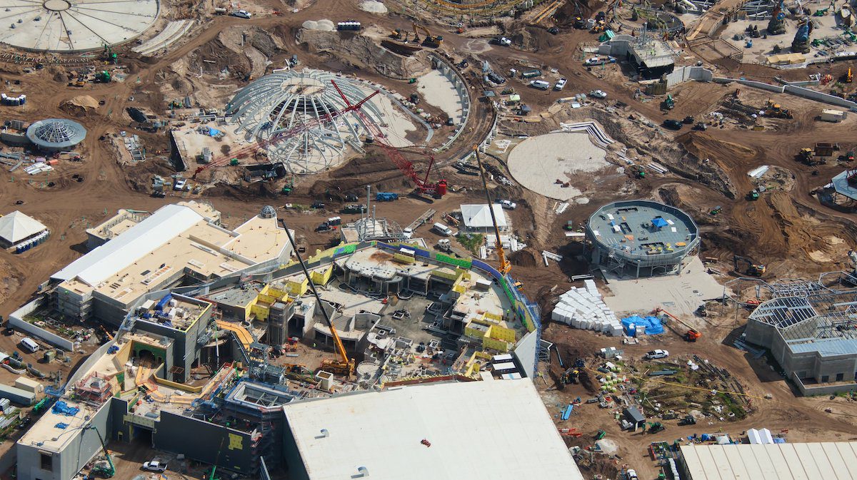 Super Nintendo World construction update at Epic Universe
