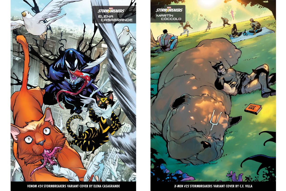 New comic covers spotlight Super Hero pets of the Marvel Universe