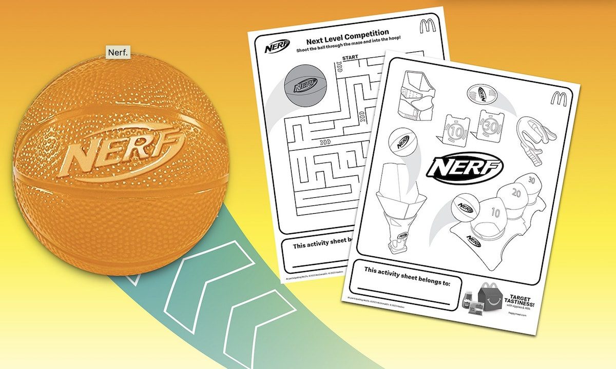 McDonald’s and Nerf Happy Meal toys for the win
