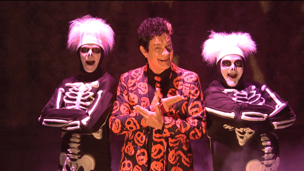 'SNL' David Pumpkins creator talks Halloween Horror Nights