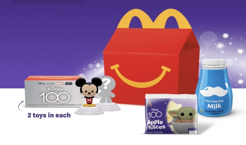 McDonald’s and Disney team up for Disney100 Happy Meal toys