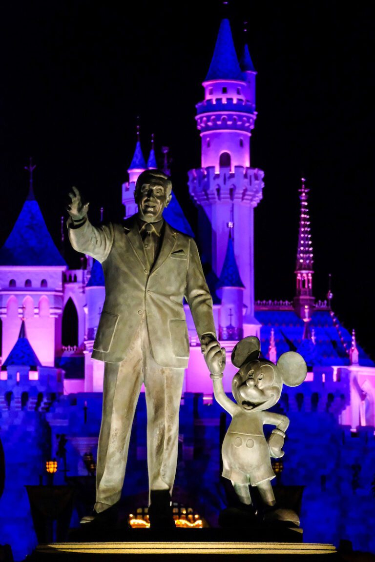 Walt the Dreamer statue, Luminous fireworks debut Dec. 5 at Epcot