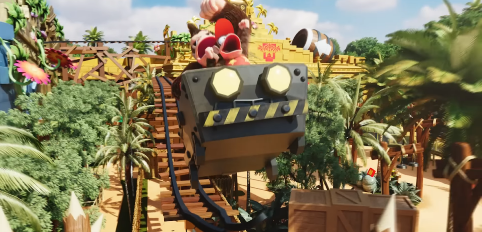Donkey Kong roller coaster details revealed for Japan