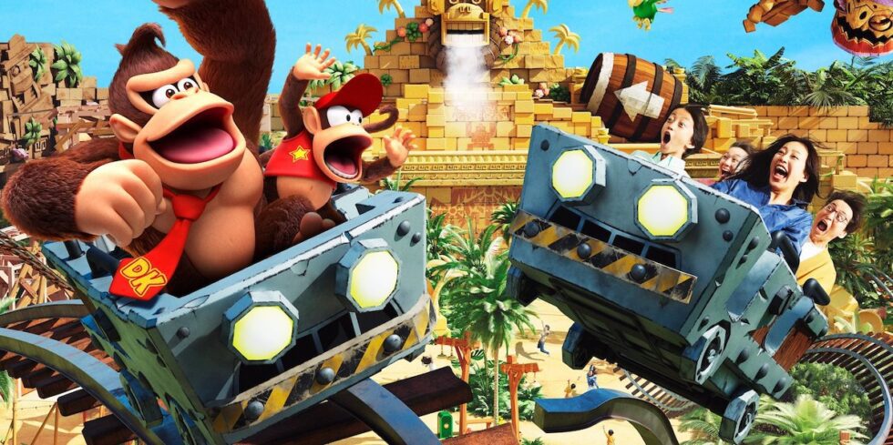 Donkey Kong roller coaster details revealed for Japan