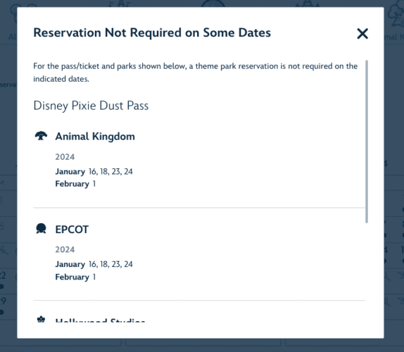 How to check Good-to-Go Days as a Walt Disney World passholder