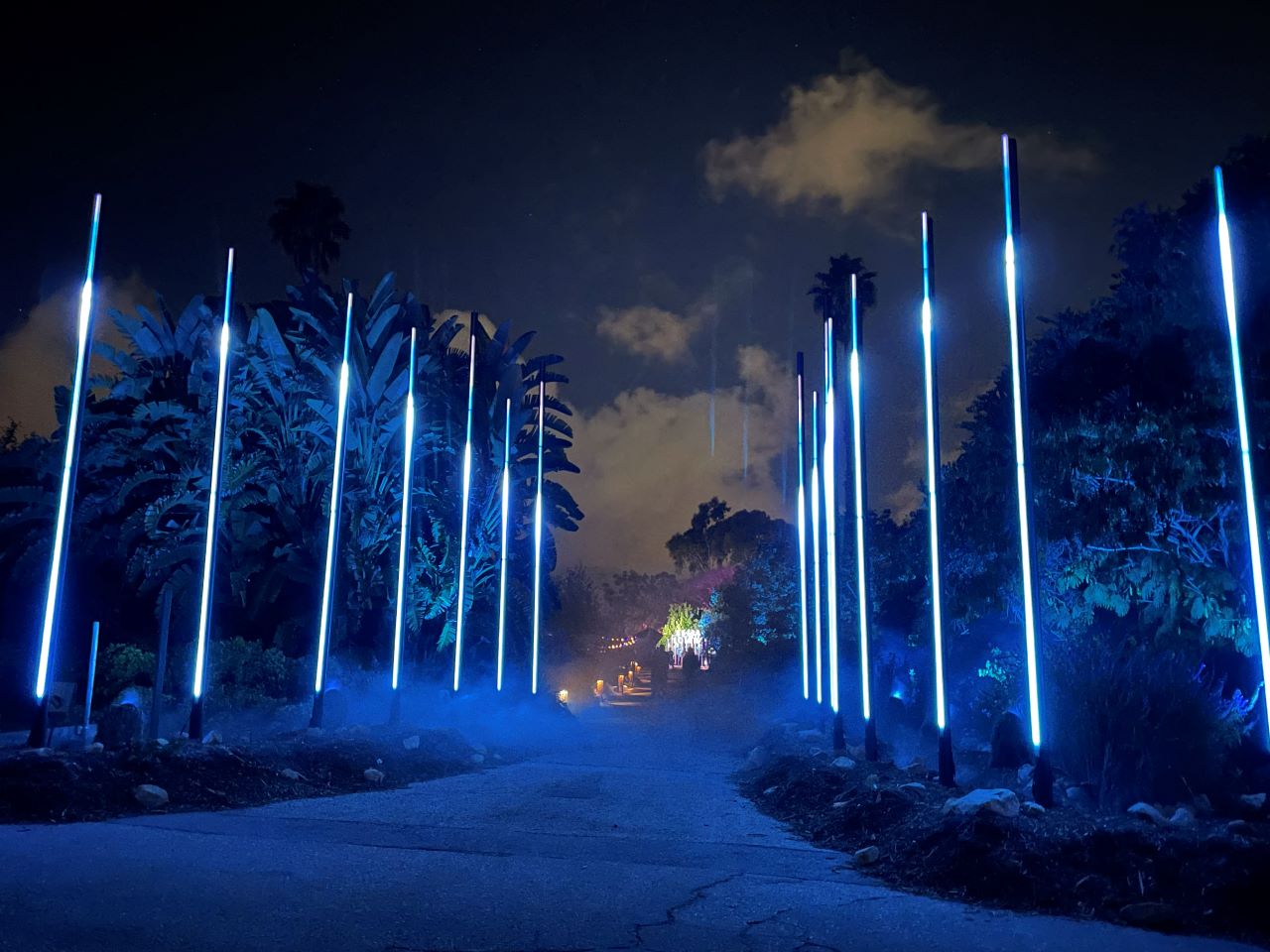 Nighttime light show ‘Astra Lumina’ creates a magical atmosphere