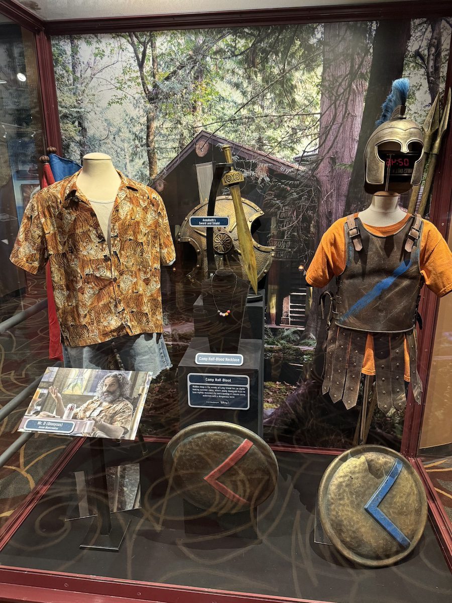 Percy Jackson photo ops at Disneyland and Disney World