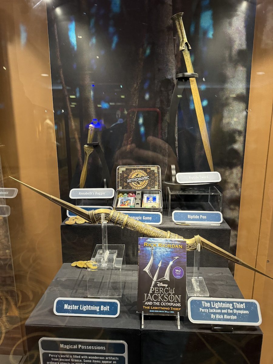 Percy Jackson photo ops at Disneyland and Disney World