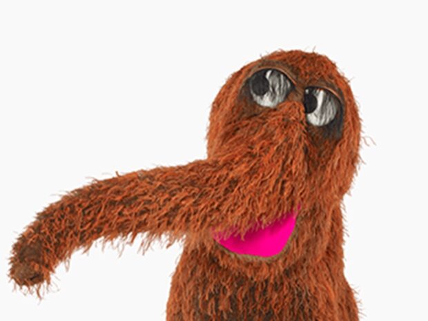 Meet Mr. Snuffleupagus for Sesame Street Land's 5th birthday