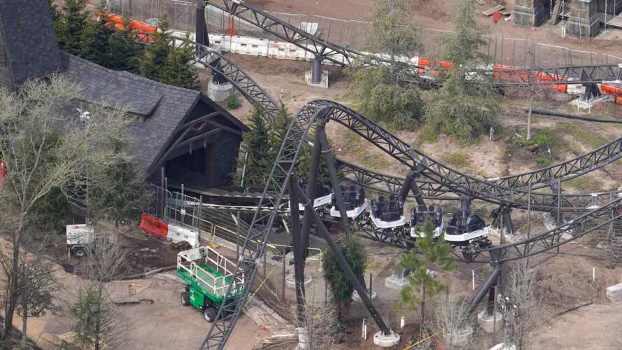 Construction update: Epic Universe roller coaster trains testing