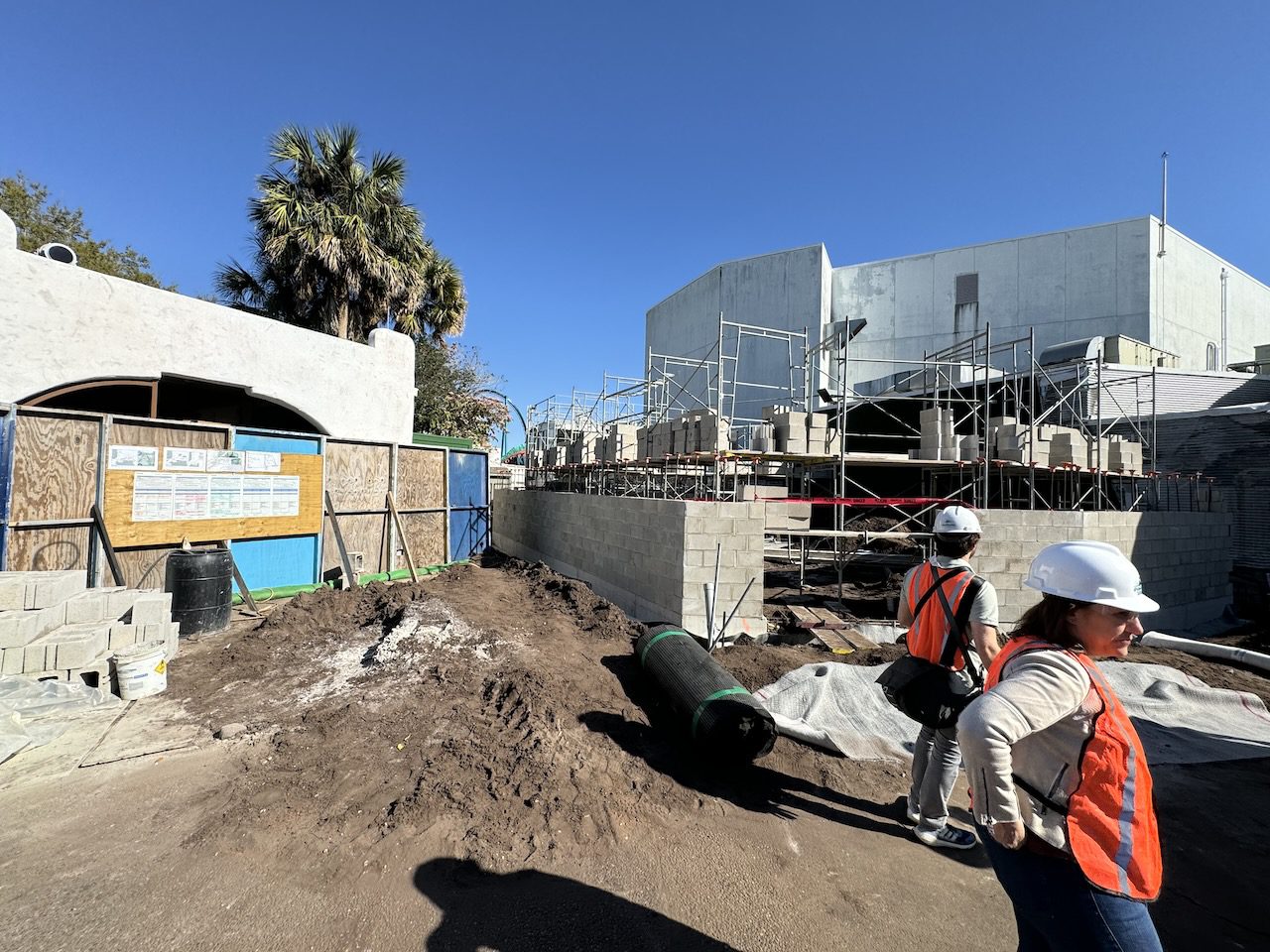 Inside Seaworld's Penguin Trek roller coaster construction site