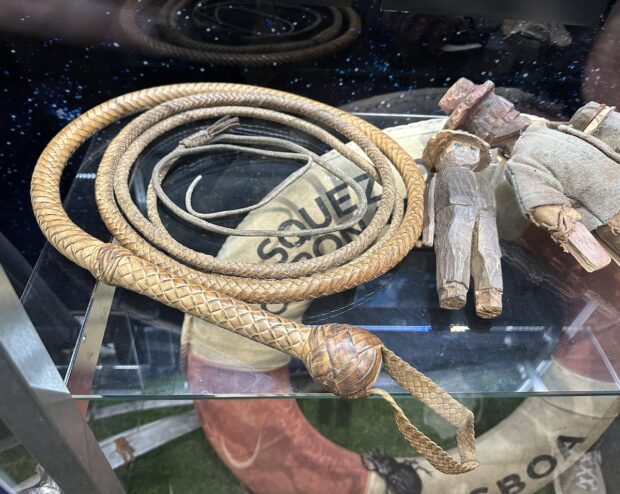 How much was Indiana Jones’ whip at Planet Hollywood auction?