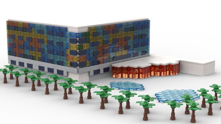 An artist's journey of creating theme parks from Lego bricks