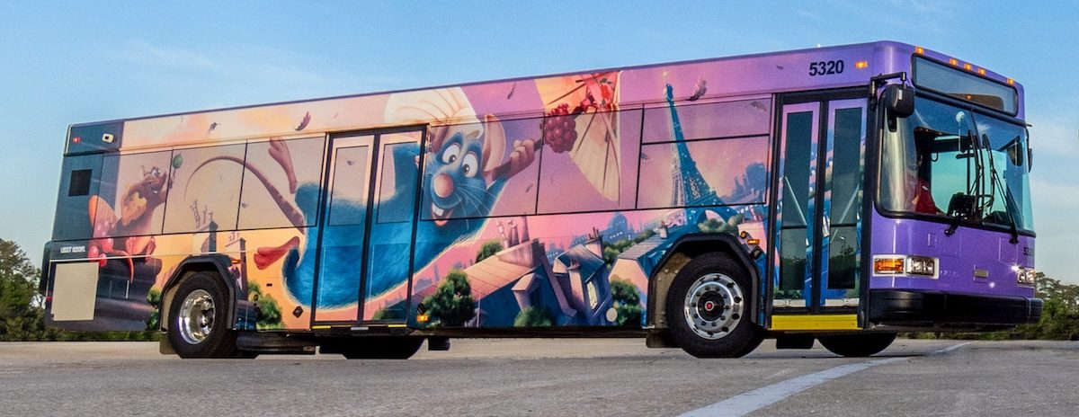 New buses with new designs rolling out at Disney World