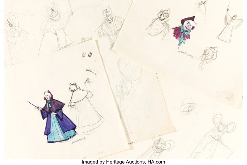 Art of Disneyland auction features Marc and Alice Davis archives