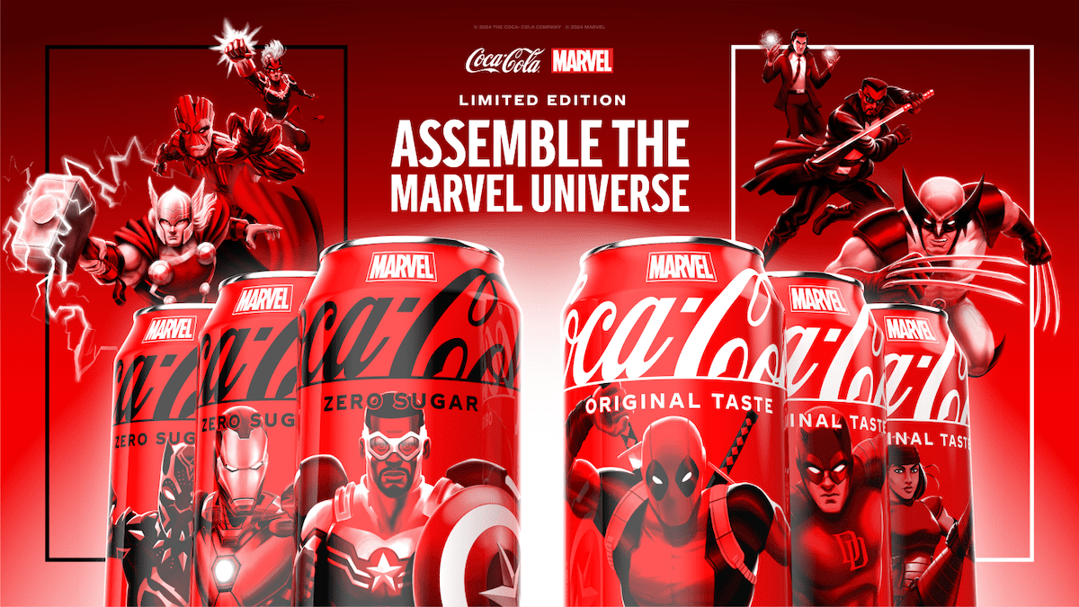 Marvel and Coca-Cola assemble for new campaign
