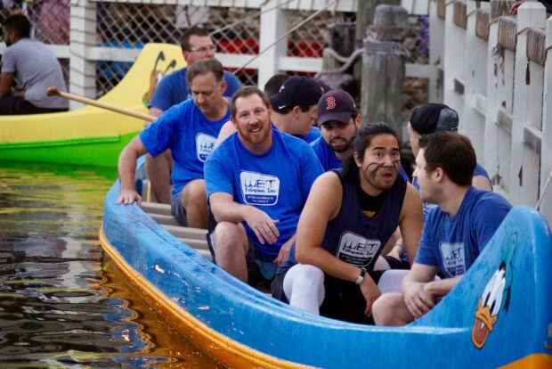 A look at Disney cast member canoe races at Magic Kingdom