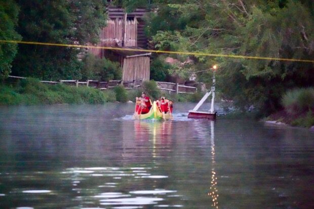 A look at Disney cast member canoe races at Magic Kingdom