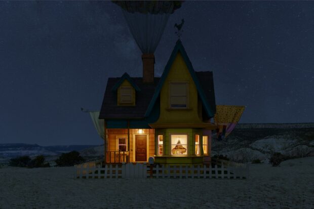 Rent Carl's house from 'Up,' mansion from 'X-Men' on Airbnb Icons
