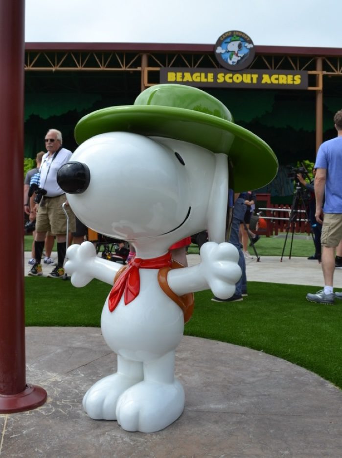 Snoopy's Soap Box Racers roller coaster now open at Kings Island