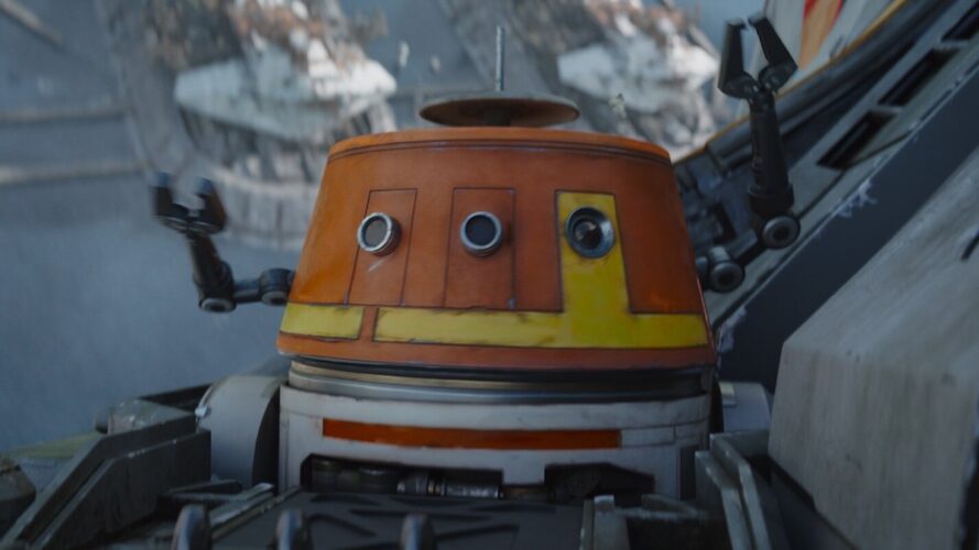 Chopper the droid visits Disney World as Star Wars Day surprise