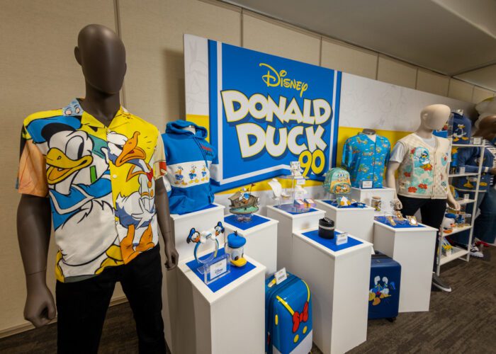 Donald Duck celebration Disney Studios lot showcases new merch