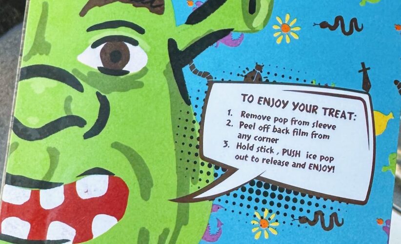 DreamWorks Land snack menus with prices (Shrekzel!)