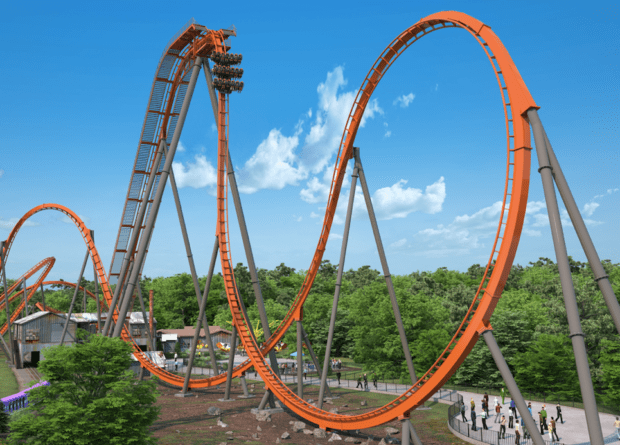 Iron Menace dive coaster now open at Dorney Park