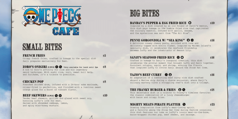 One Piece Cafe inspired by the manga now open in Las Vegas