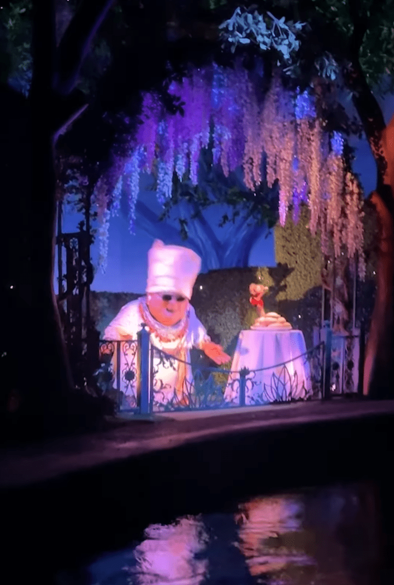 Inside Tiana's Bayou Adventure at Magic Kingdom