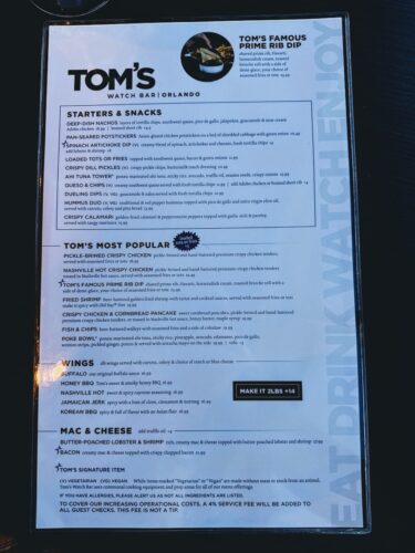 Tom's Watch Bar rooftop restaurant now open in Orlando