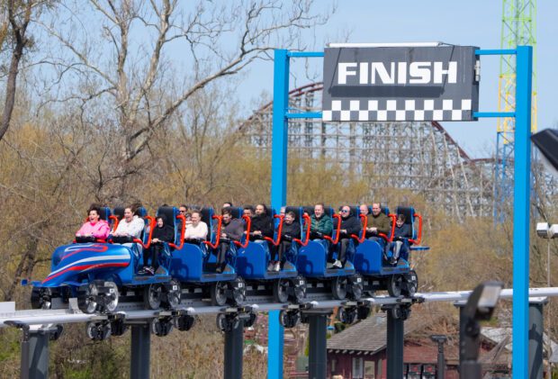 What it's like to ride the record-breaking Top Thrill 2 roller coaster